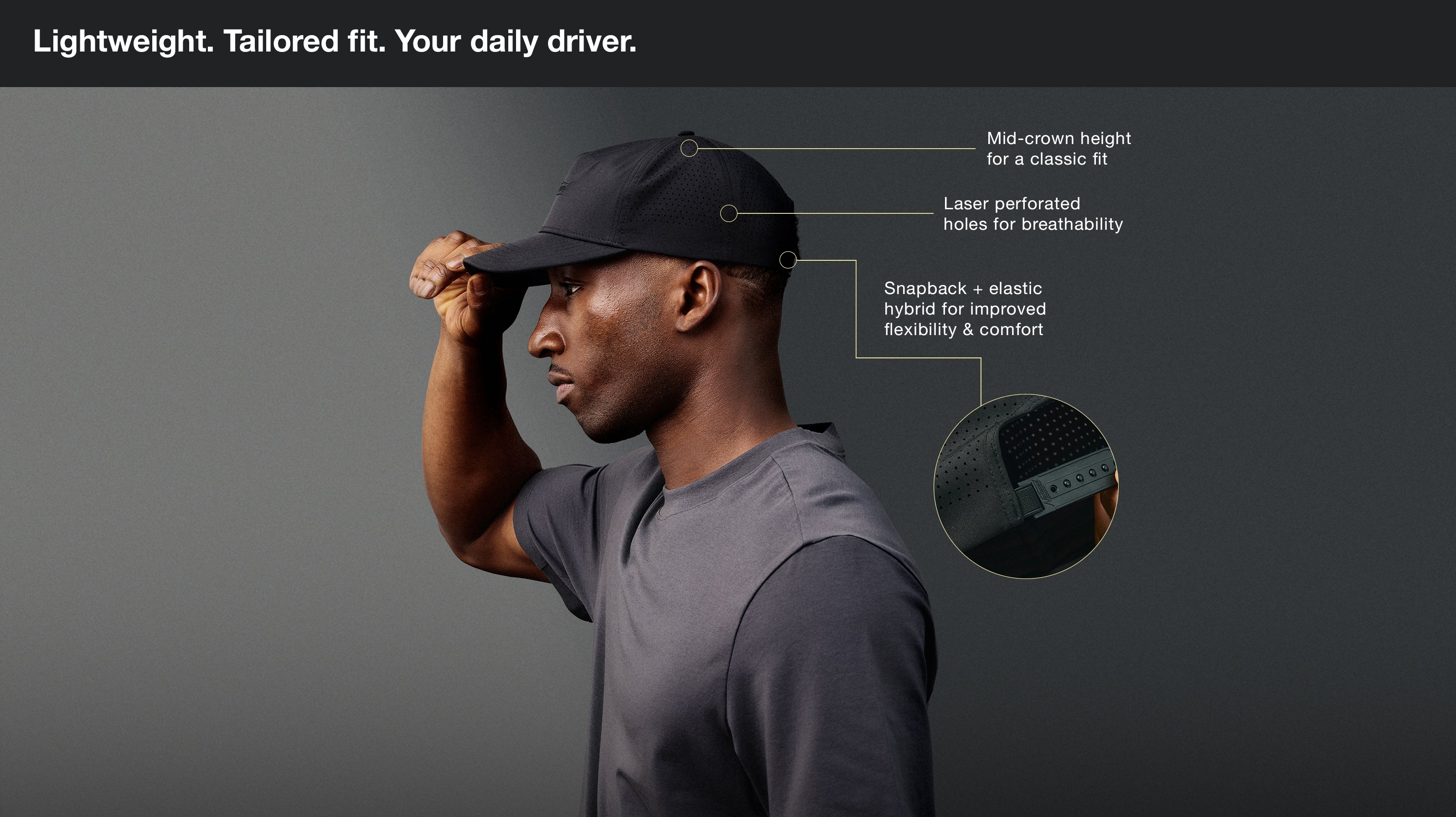 Daily Tech Hat 3 Performance Workout Hat – Nostrand Sports